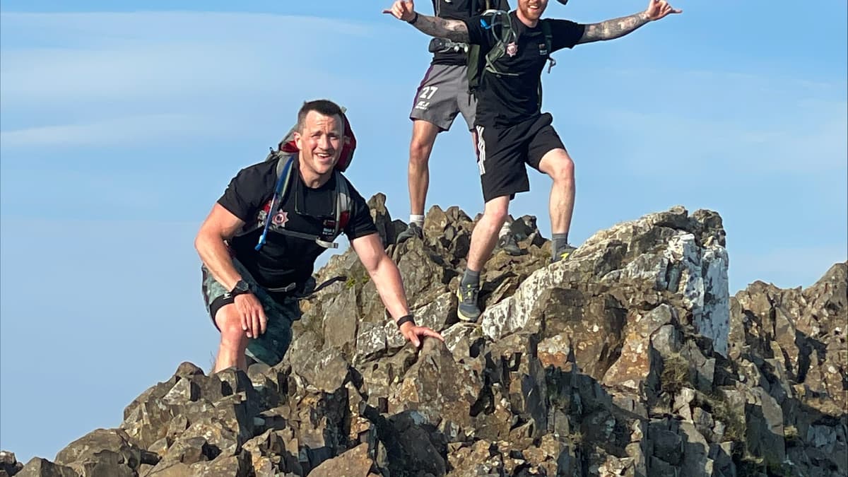 Local fire fighters battle mountains for charity | wellington-today.co.uk